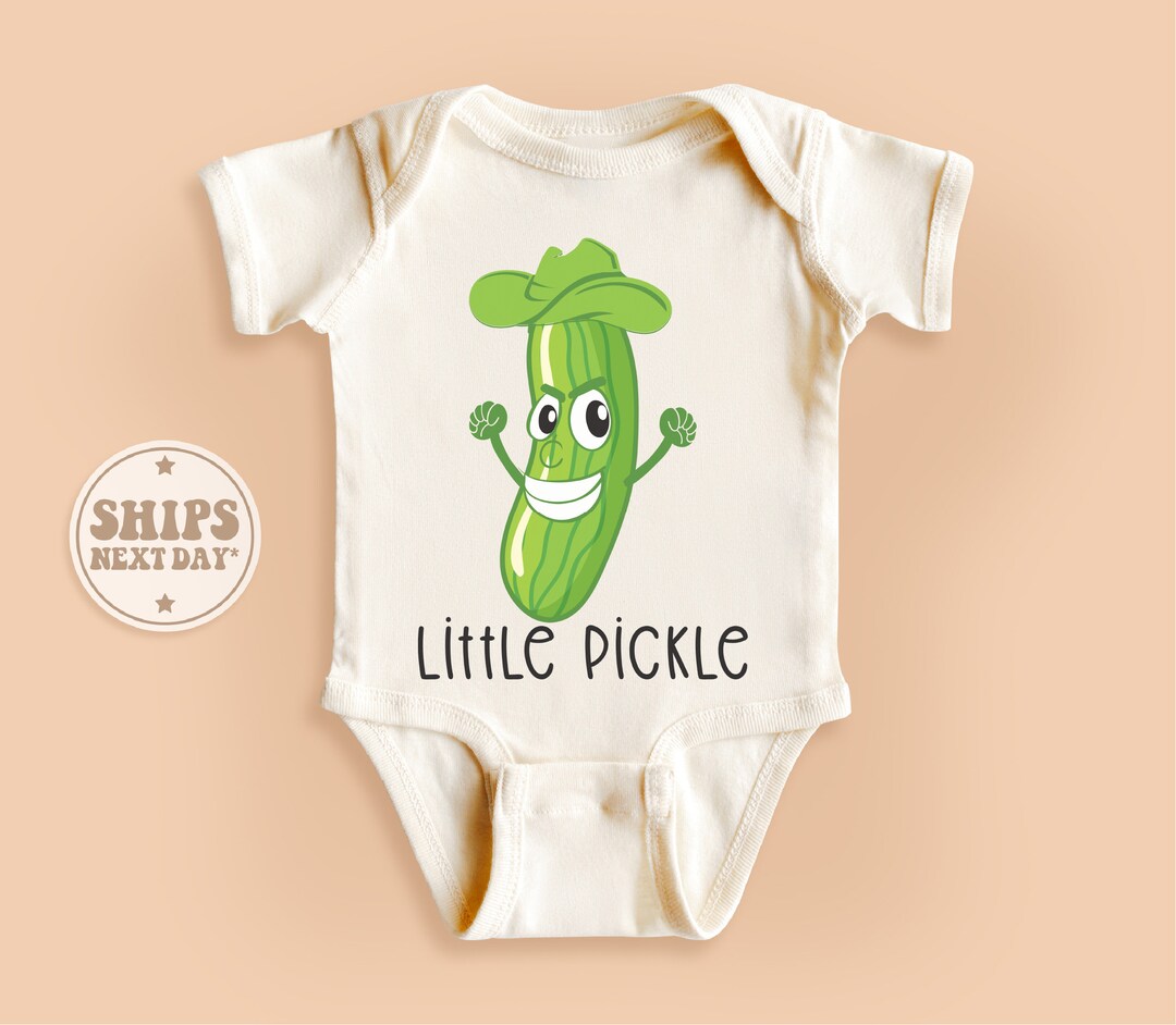 Little Pickle Baby Onesie®, Funny Vegetables Baby Bodysuit, Cute ...