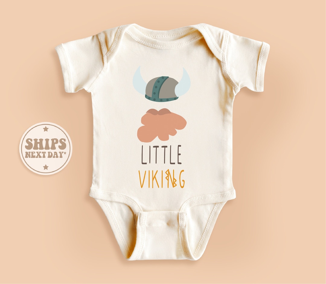 Little Viking Baby Onesie®, Funny Natural Baby Onesie®, Viking Baby ...