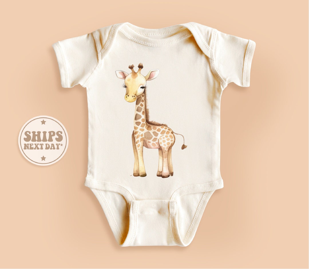Giraffe Onesie®, Funny Animal Onesie®, Giraffe Baby Bodysuit, Cute ...