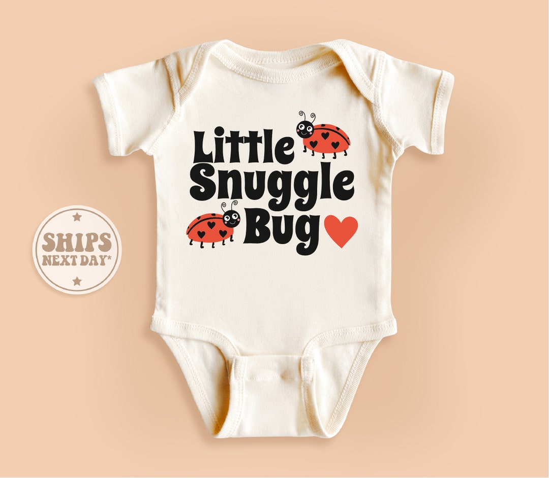 Little Snuggle Bug Baby Onesie®, Baby Bug Bodysuit, Cute Natural Kid ...