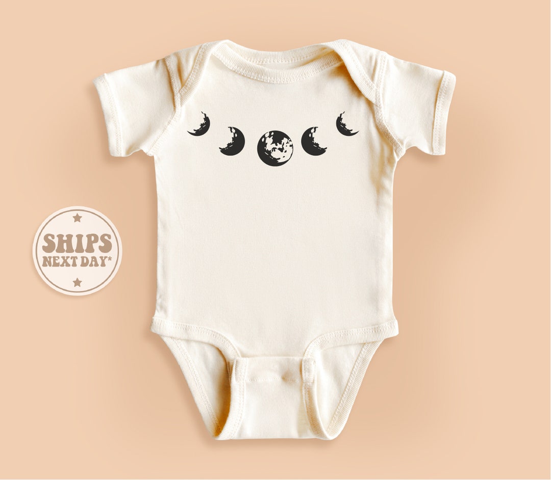 Moon Phase Baby Onesie®, Boho Celestial Bodysuit, Mystical Onesie ...