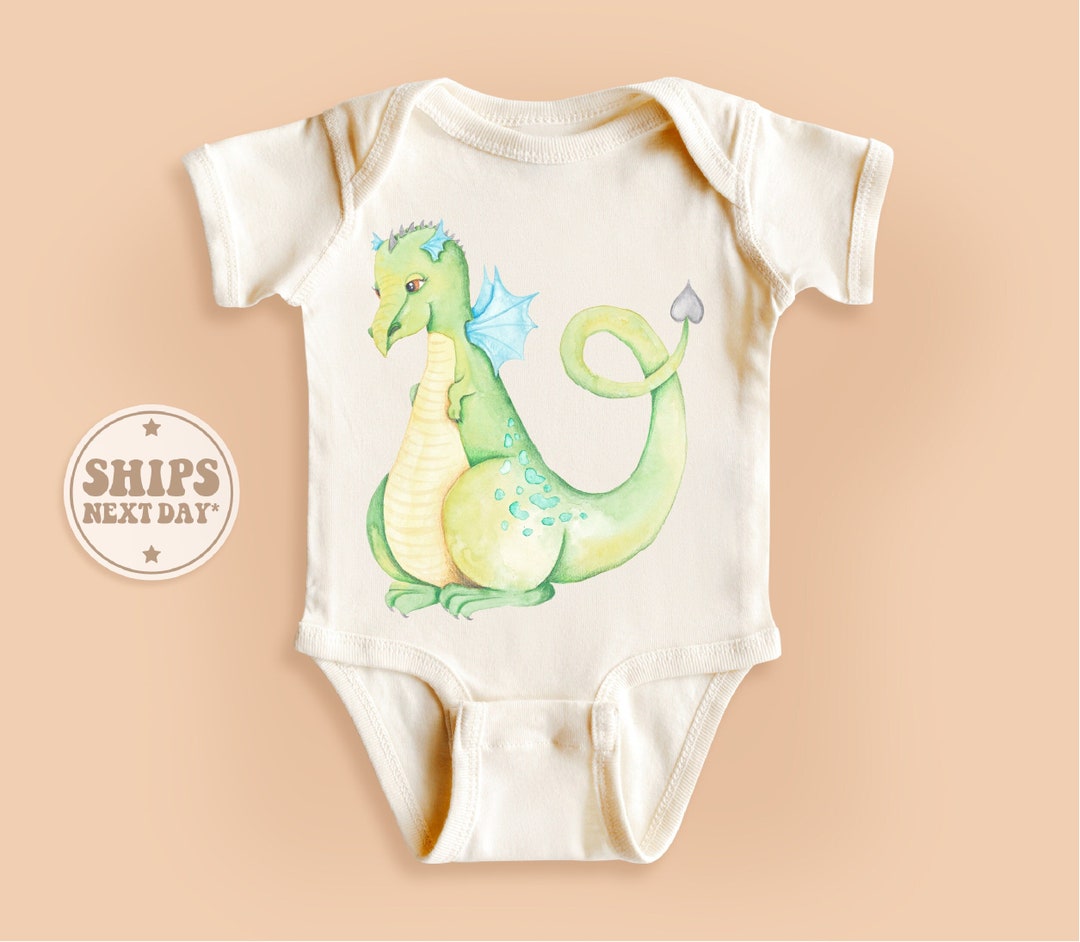 Cute Dragon Onesie®, Air Dragon Baby Bodysuit, Cute Natural Kids Gift # ...
