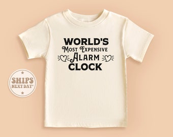 World's Most Expensive Alarm Clock Baby Onsie - Etsy