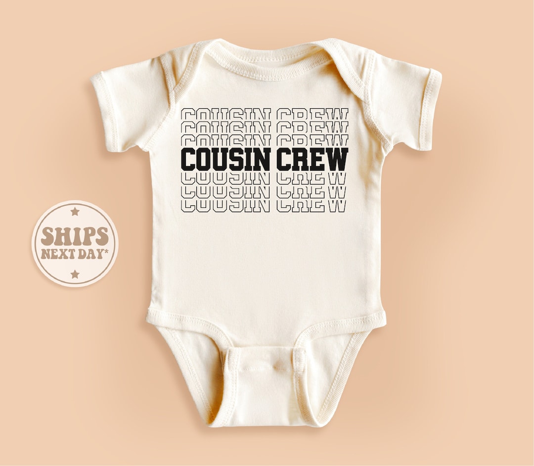 Cousin Crew Onesie®, New Cousin Bodysuit, Boho Retro Kids Shirt, Matching Cousins Onesie ...