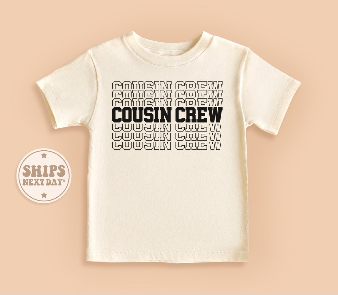 Cousin Crew Toddler Shirt, New Cousin Shirt, Boho Retro Kids Shirt, Matching Cousins Shirt ...