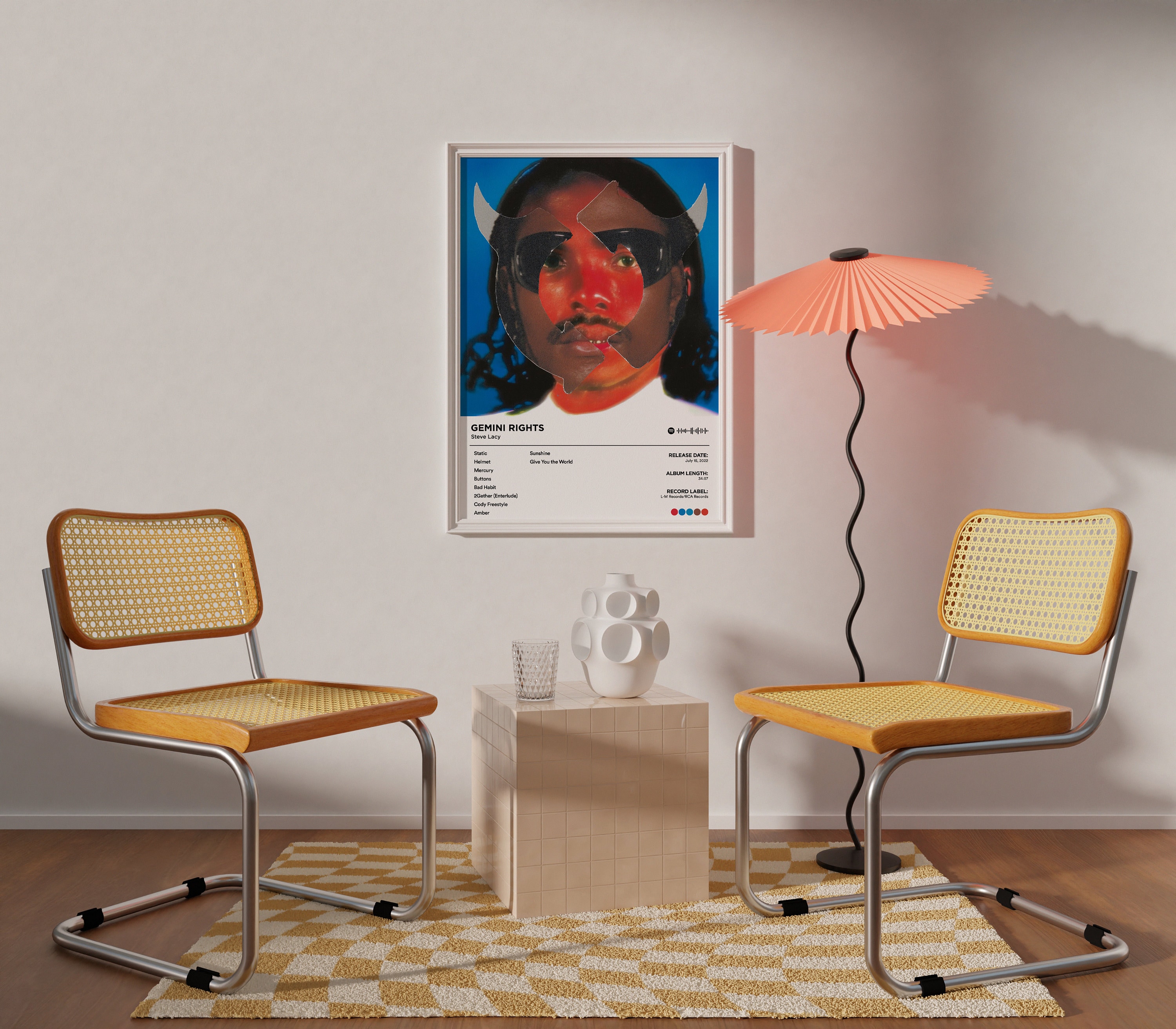 Gemini Rights Steve Lacy Album Poster Custom Album Cover - Etsy