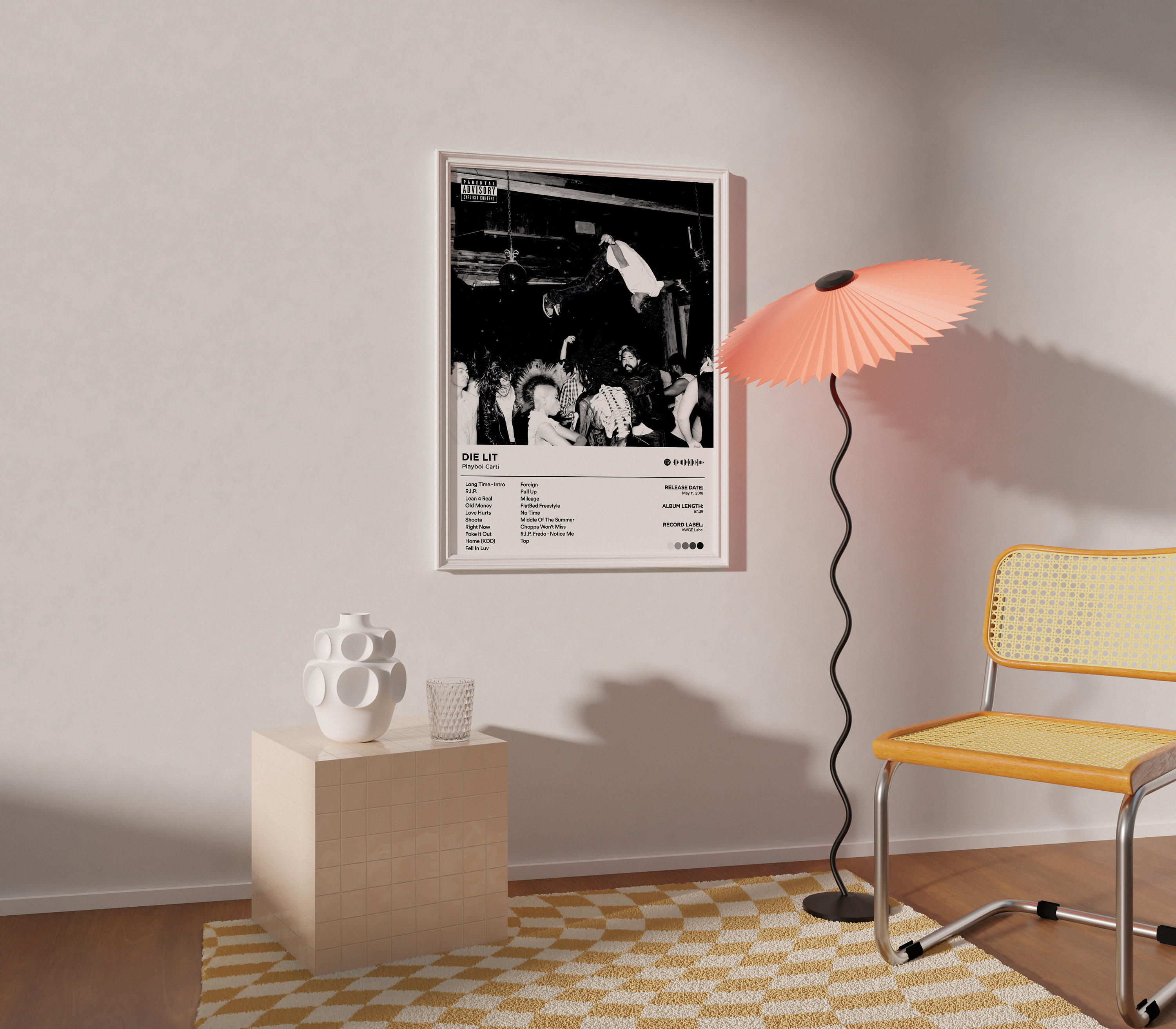 Die Lit - Playboi Carti Album Poster