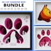 3D Cat Paw Shadow Box SVG Bundle, Personalized Multi-layered Laser Cut ...