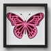 3D Butterfly Shadow Box SVG Multi Layered Paper Cut - Etsy