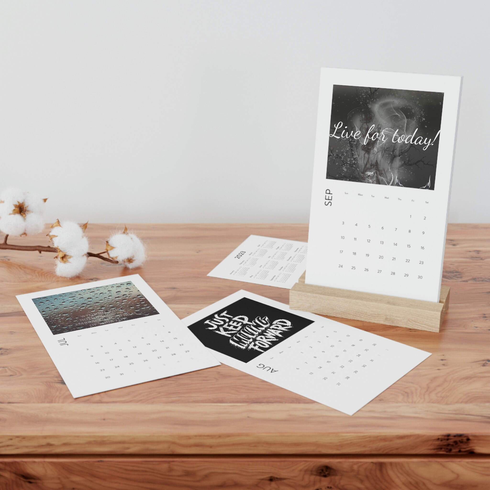 Vertical Motivational Quotes Desk Calendar (2023) - Etsy