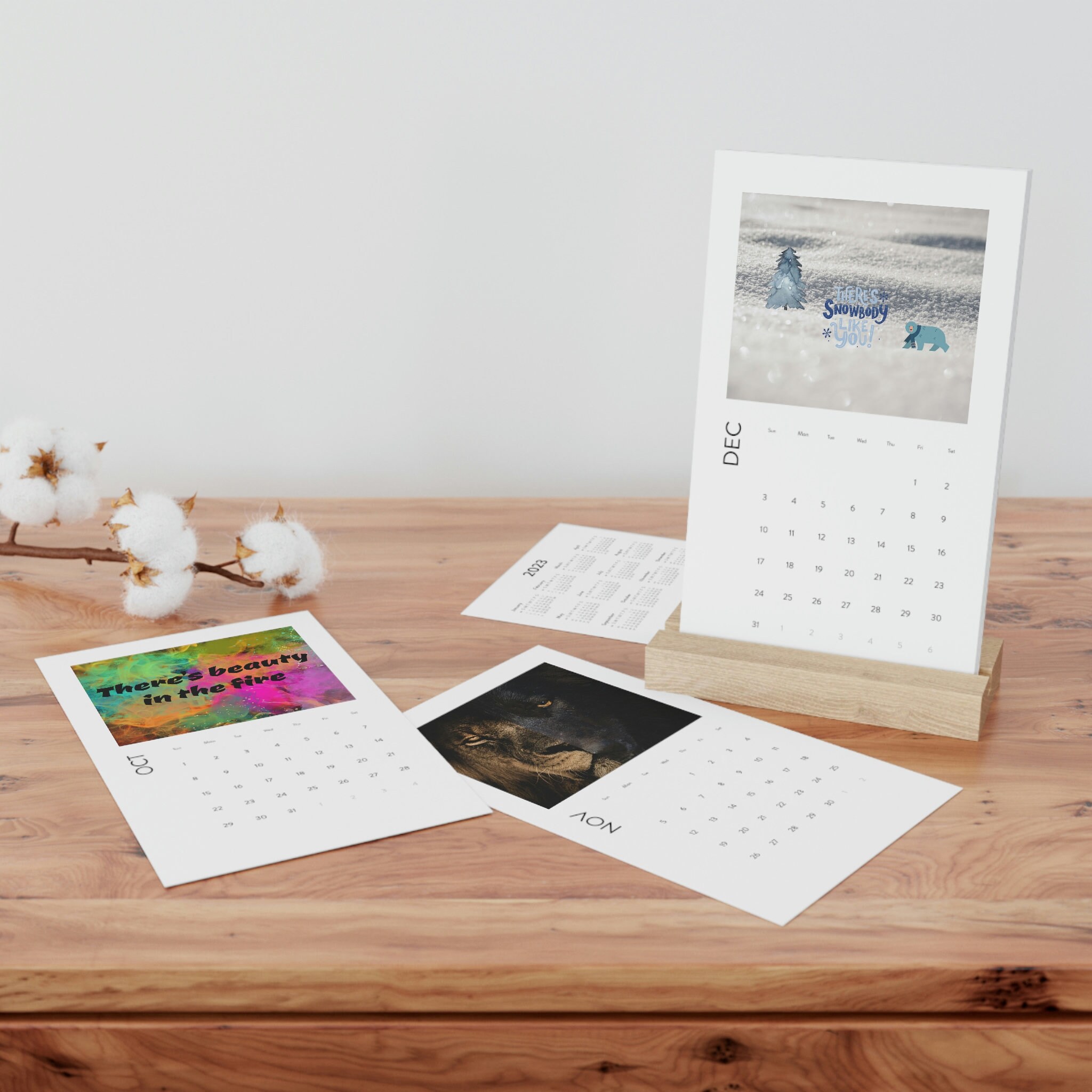 Vertical Motivational Quotes Desk Calendar (2023) - Etsy