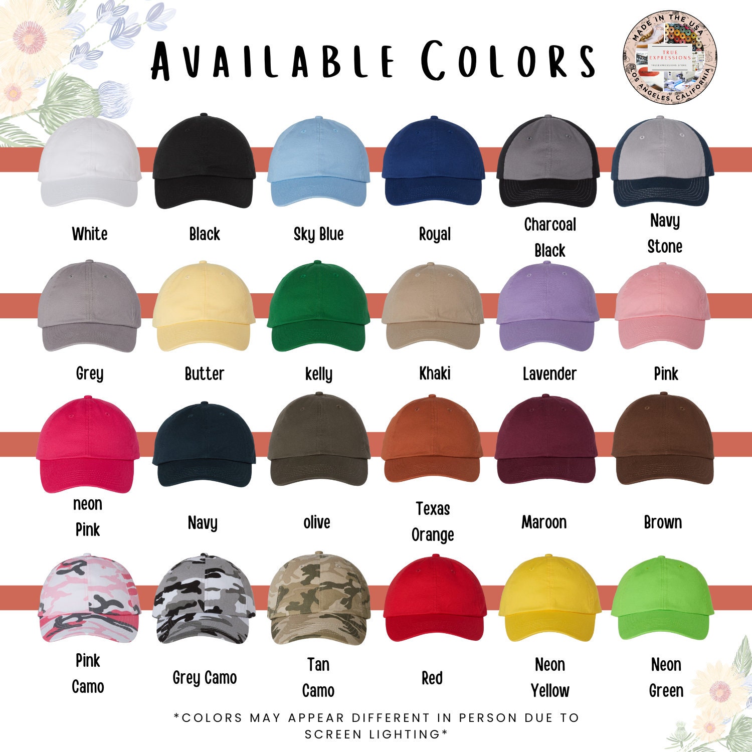 Custom Monogram Shadow Block Font Adult Bio-washed Classic Dad Hat ...