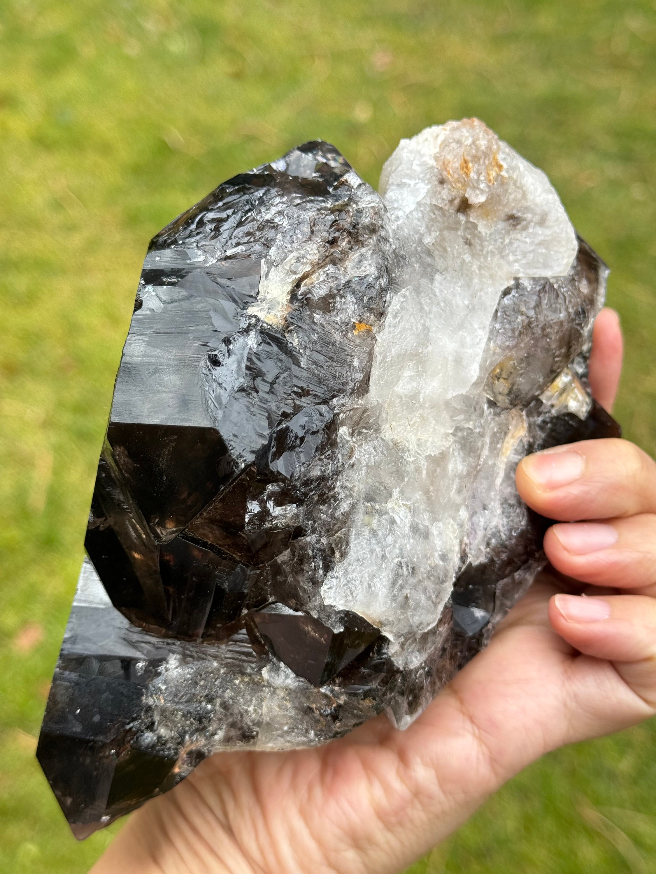 1.7KG~ Brazilian Skeleton Black Quartz, Skeleton Quartz, Healing Quartz ...