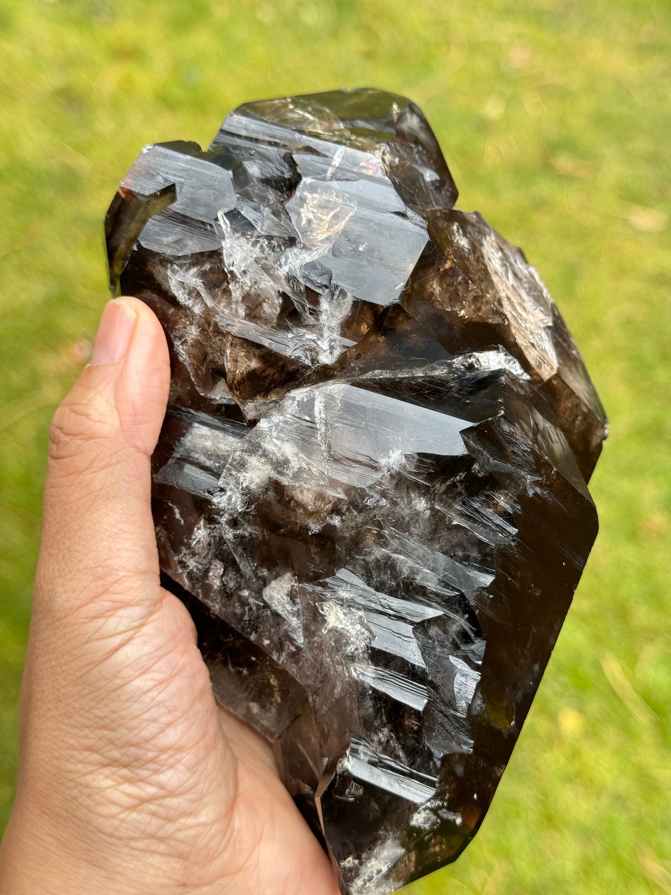 1.7KG~ Brazilian Skeleton Black Quartz, Skeleton Quartz, Healing Quartz ...