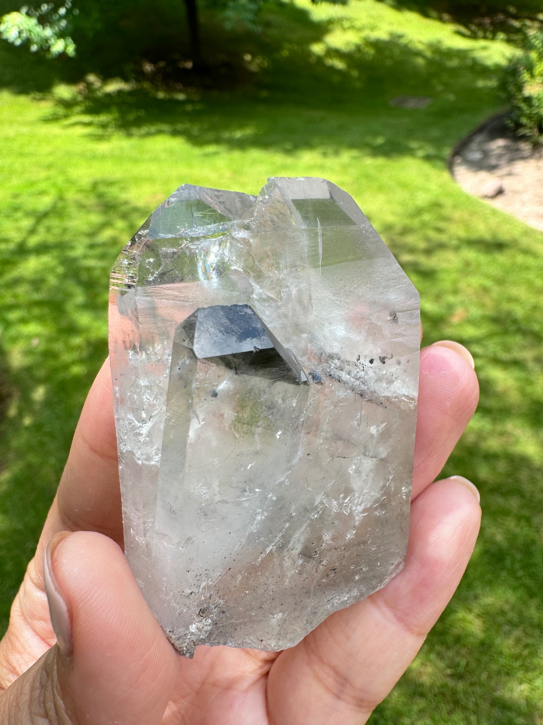 Jinkou River Tabular Quartz With Graphite, Sichuan Province, China ...