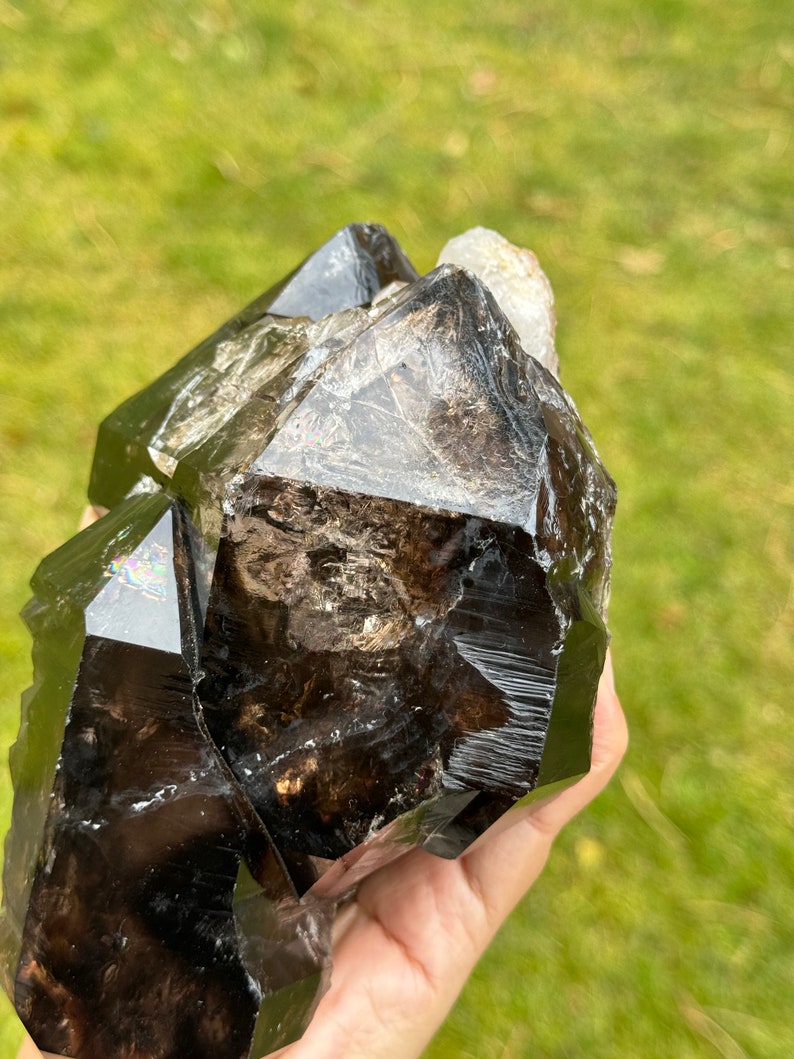 1.7KG Brazilian Skeleton Black Quartz, Skeleton Quartz, Healing Quartz ...