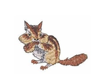 Chipmunk Machine Embroidery Design - Etsy