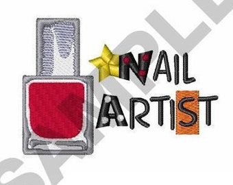 Nail Polish Machine Embroidery Design, Embroidery Designs, Machine ...