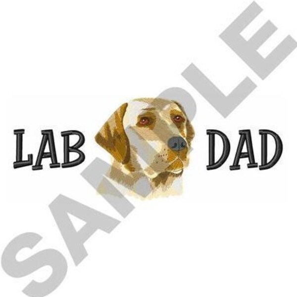 Lab Embroidery Design - Etsy