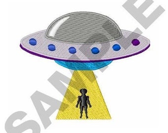 Alien in Ship Machine Embroidery Design - Etsy