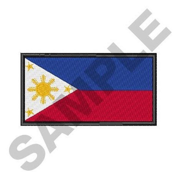 Philippine Flag Embroidery - Etsy