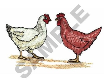 Chicken Machine Embroidery Design - Etsy