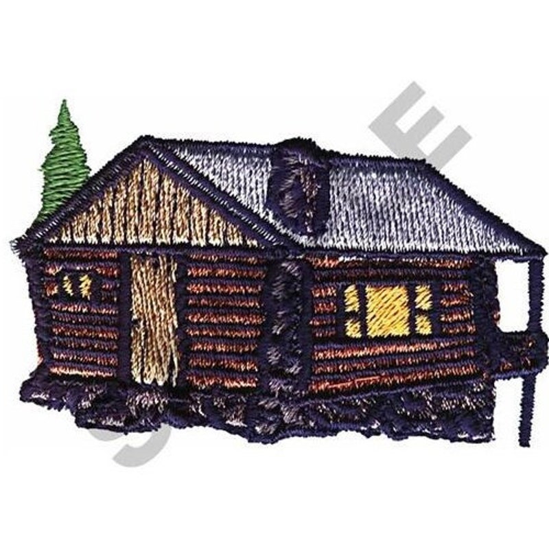 Cabin Embroidery - Etsy
