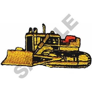 Bulldozer - Machine Embroidery Design - Etsy