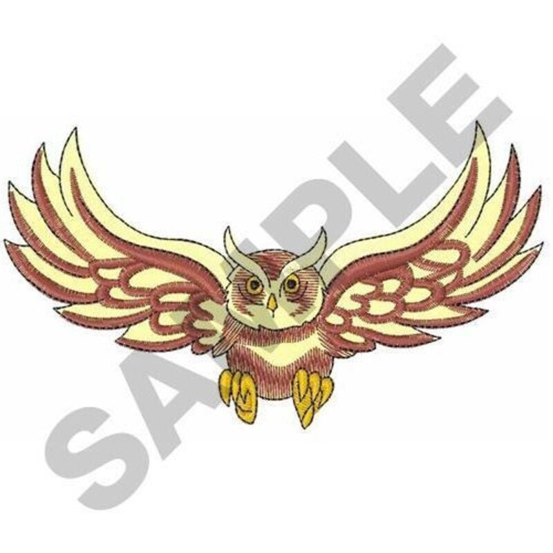 Owl Embroidery Design - Etsy