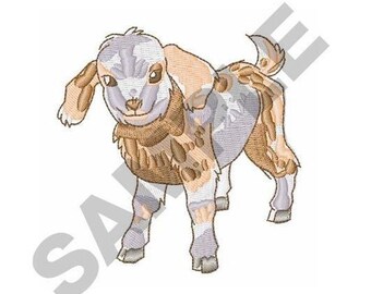 Billy Goat Machine Embroidery Design Domestic Goat - Etsy