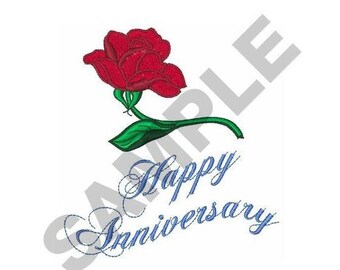 Anniversary 50th Machine Embroidery Design - Etsy