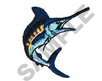 Marlin Machine Embroidery Design - Etsy