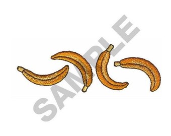 Bunch of Bananas Machine Embroidery Design, Banana Fruit Embroidery ...