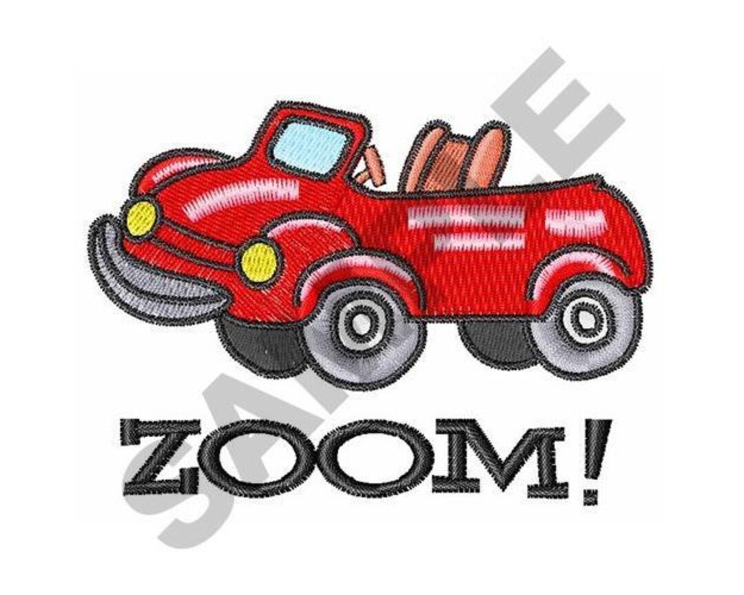 Zoom Machine Embroidery Design - Etsy