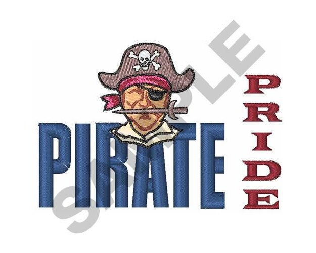 Pirate Pride Machine Embroidery Design - Etsy