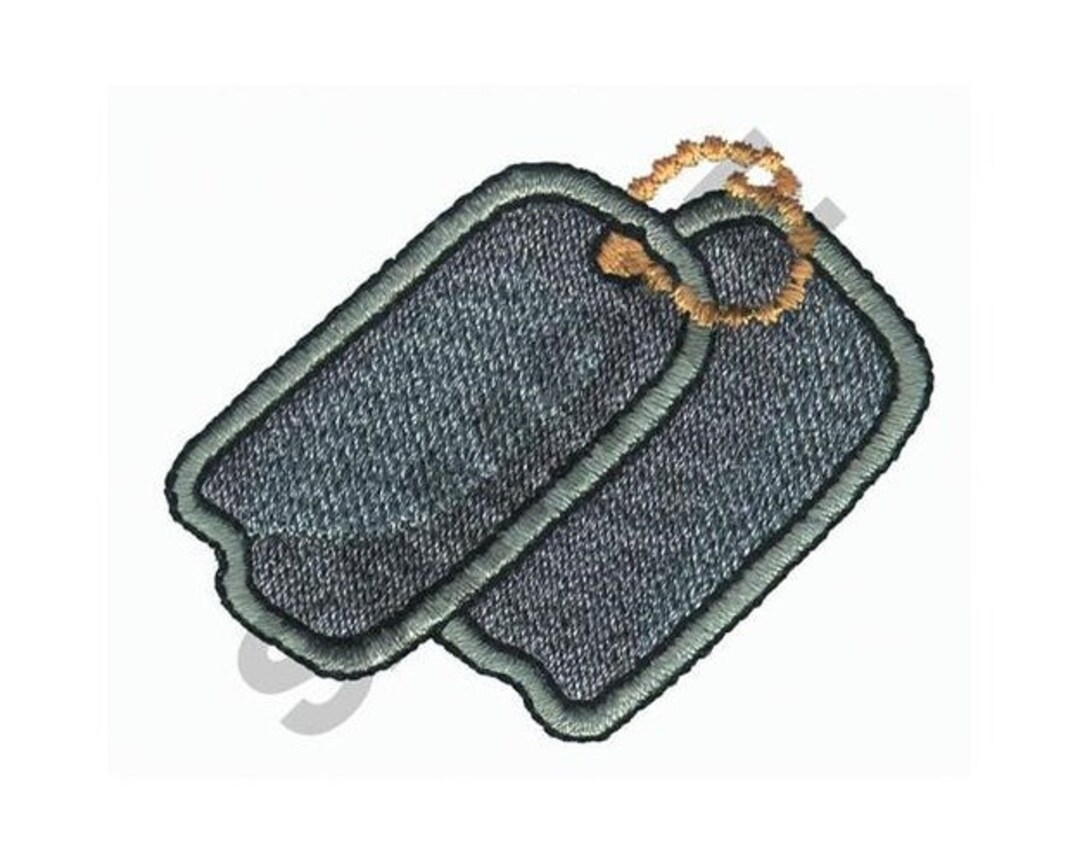 Dog Tags - Machine Embroidery Design - Etsy