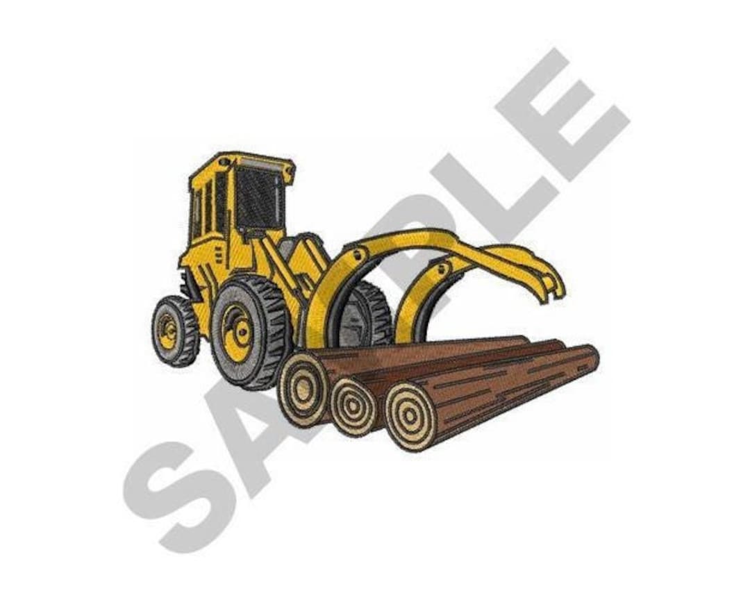 Logging Loader - Machine Embroidery Design - Etsy