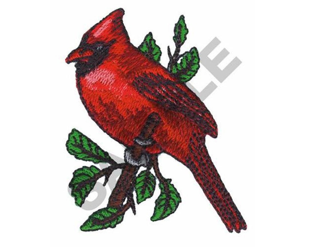 Cardinal - Machine Embroidery Design - Etsy