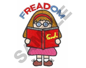 Reading is Dreaming With Open Eyes Machine Embroidery Design - Etsy