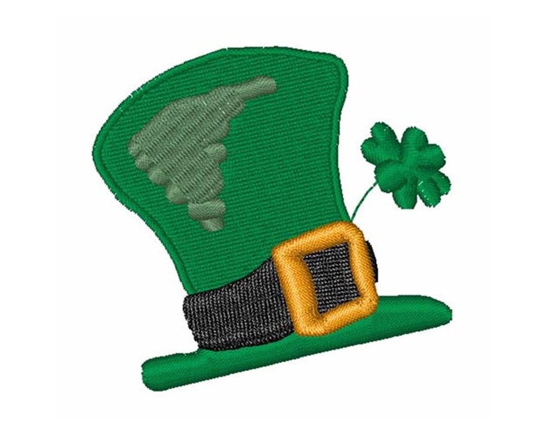 Leprechaun Hat Machine Embroidery Design - Etsy
