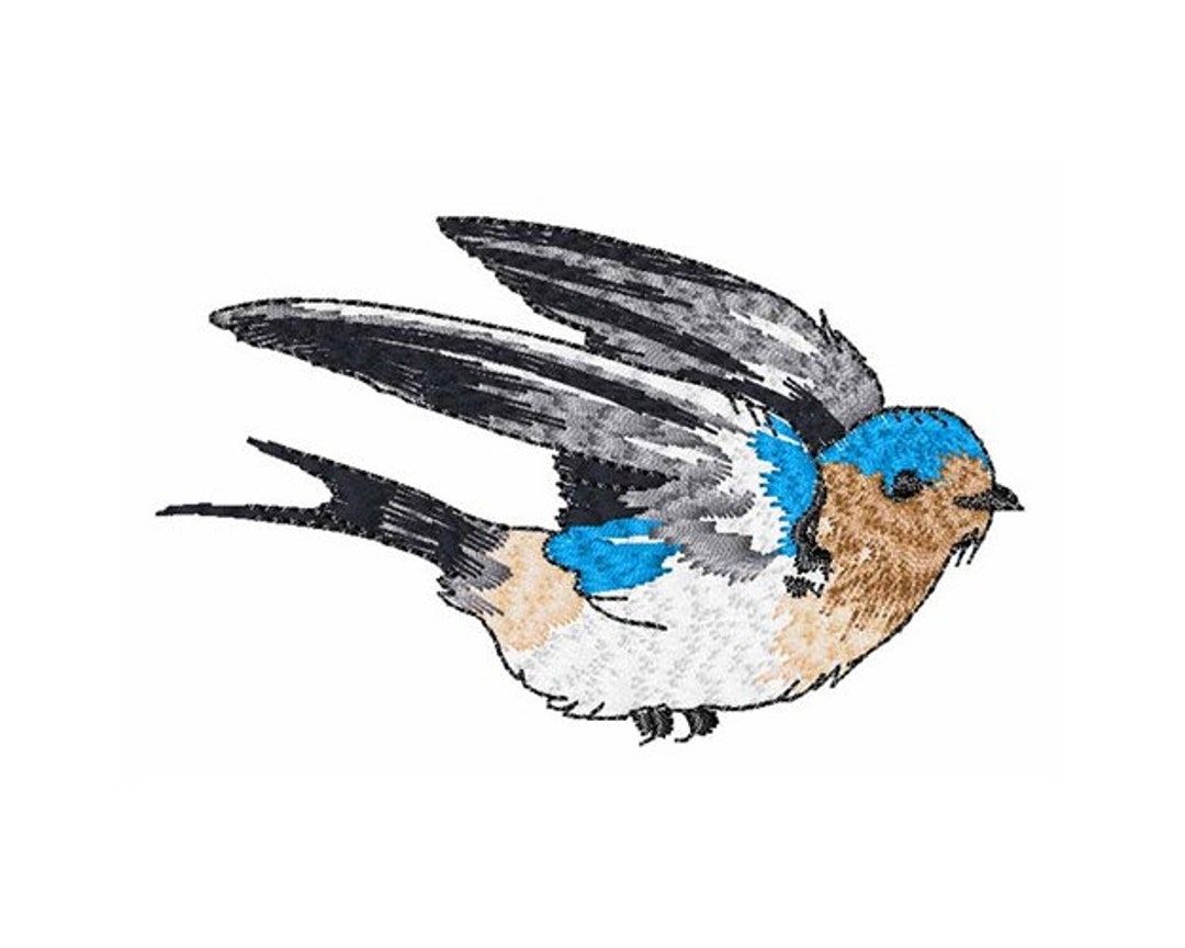 Barn Swallow Machine Embroidery Design - Etsy