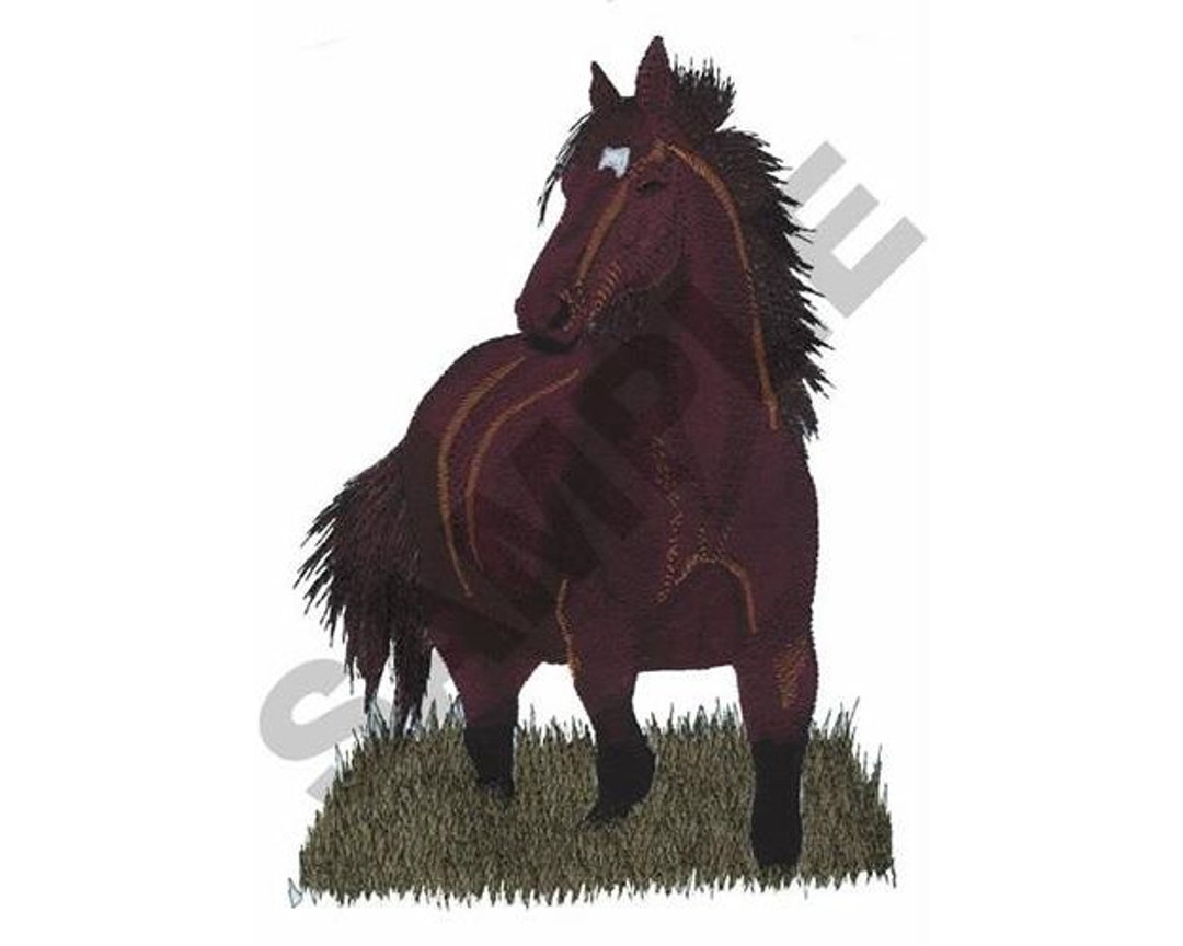 Horse Machine Embroidery Design - Etsy