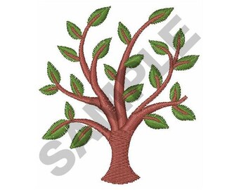 Tree Machine Embroidery Design - Etsy