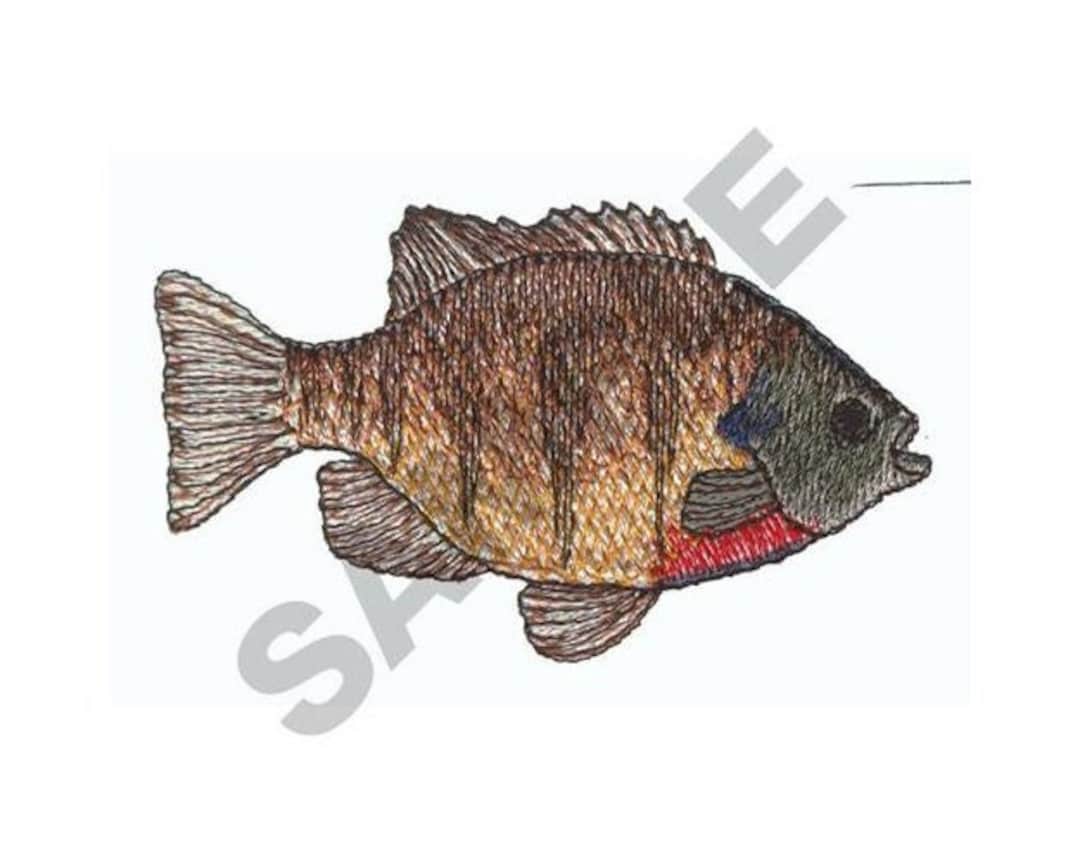 Blue Gill - Machine Embroidery Design - Etsy
