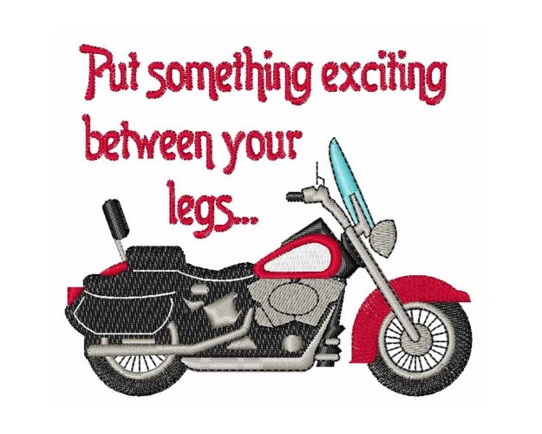 Motorcycle Embroidery - Machine Embroidery Design - Etsy