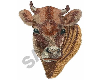 Cow Machine Embroidery Design - Etsy