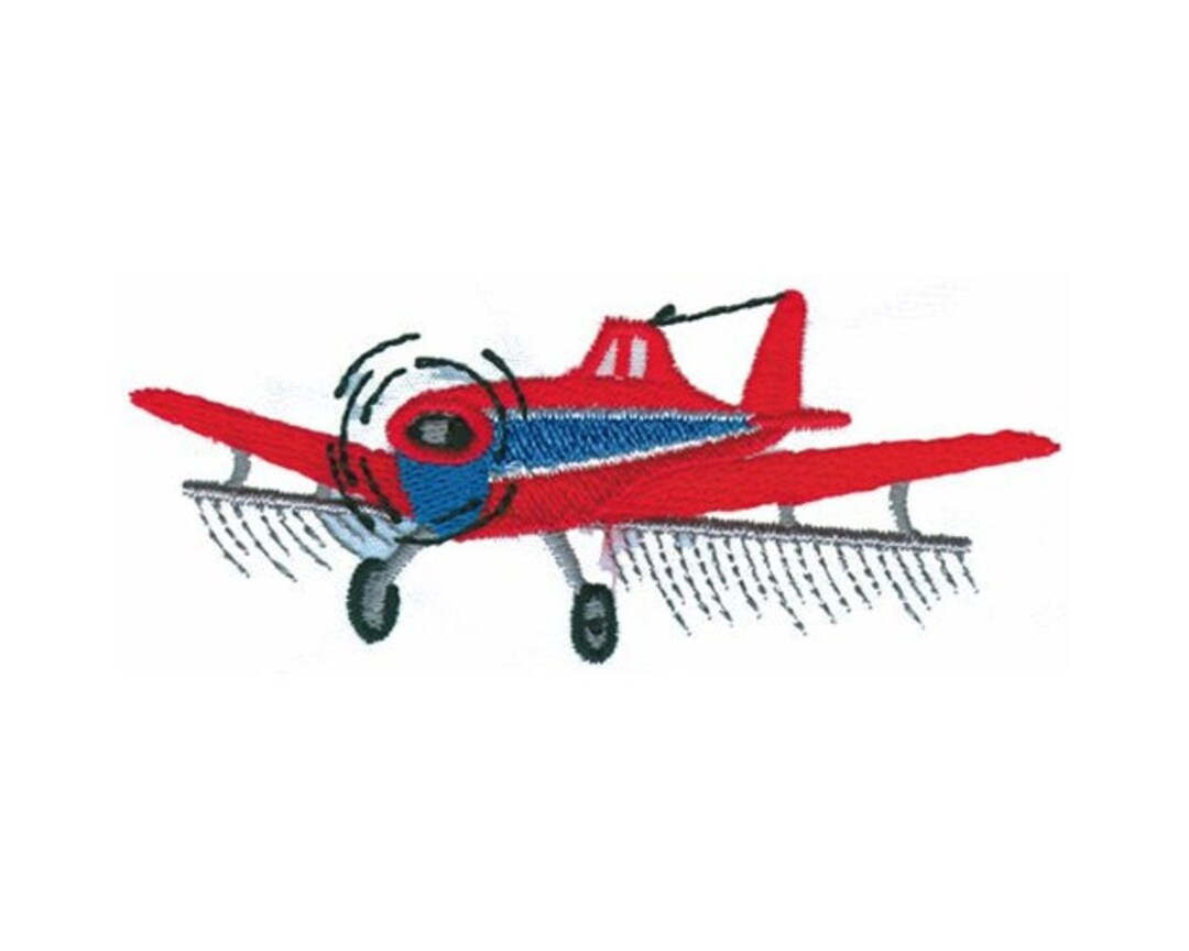 Crop Duster - Machine Embroidery Design - Etsy