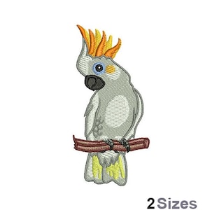 Cockatoo - Machine Embroidery Design - 2 Sizes - Etsy Australia
