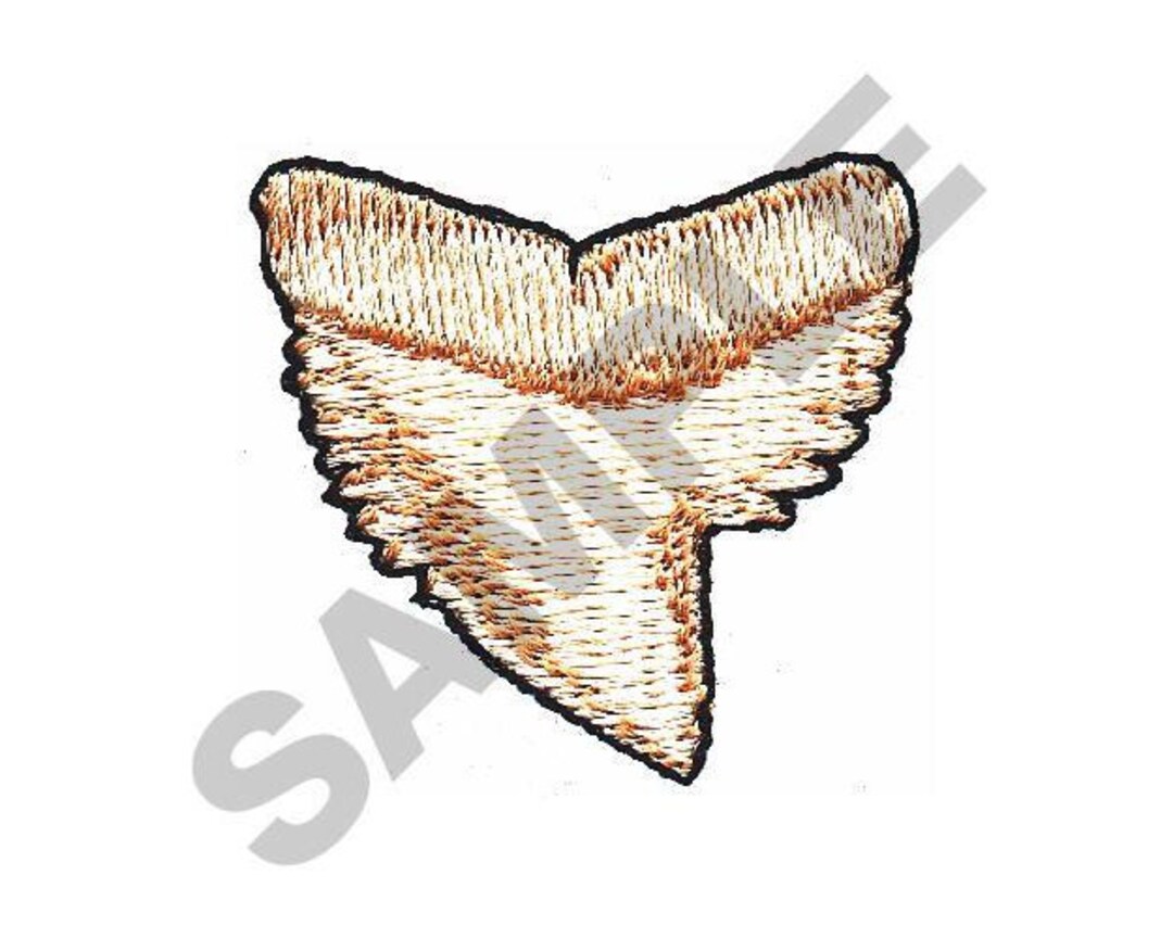 Shark Tooth - Machine Embroidery Design - Etsy