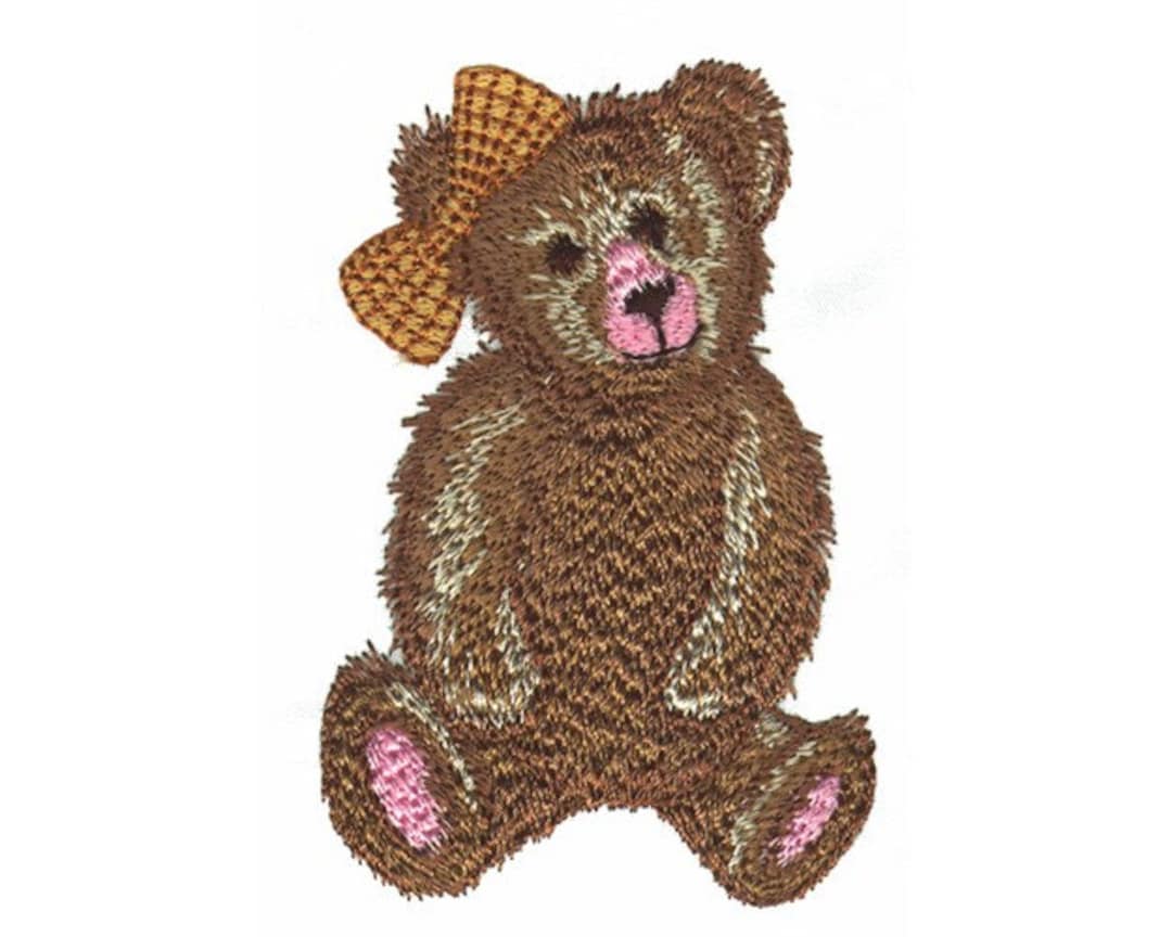 Teddy Bear Machine Embroidery Design - Etsy